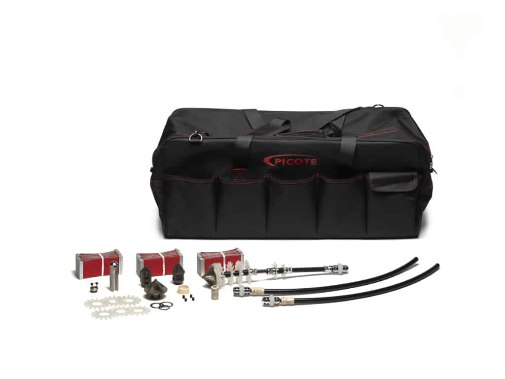 Picote Mini Cleaner Cutting Kit - 8mm Shaft - ALPHA Drain Solutions